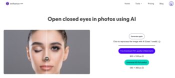 Open Eyes in Photo Online Free – 3 AI Tools