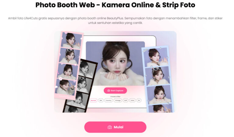 Photobooth Online: Cara Mudah Ambil Foto Aesthetic dari Rumah